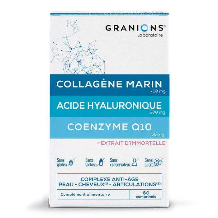 Granions Complexe Collagène 60 Comprimés-Aux 3 Actifs - Easypara - Easypara