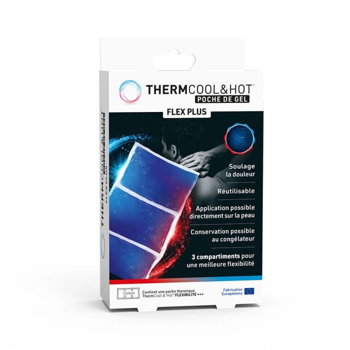 Thermcool & Hot gel Flex plus 1 poche 3 compartiments 11x24cm-Action ...