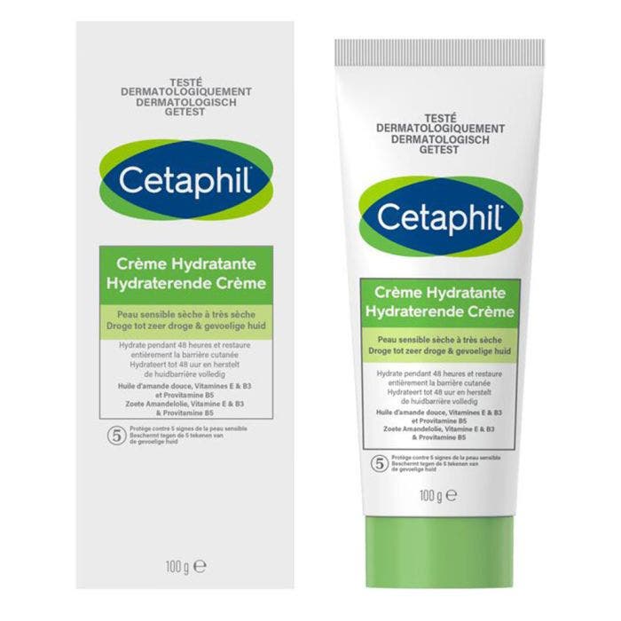 Crème Hydratante 100g-Peau Sensible Sèche à Très Sèche Cetaphil - Easypara