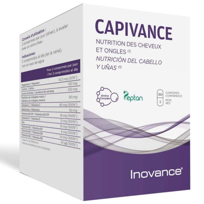 Capivance 180 comprimés-Nutrition Cheveux et Ongles Inovance - Easypara