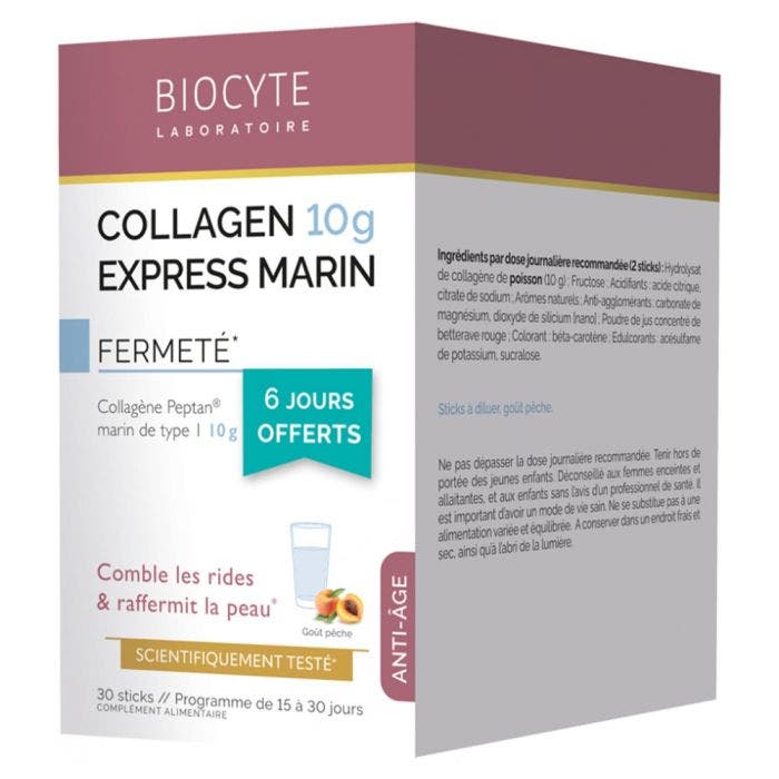 Biocyte Collagen Express Marin Anti-âge -30 Sticks - Easypara