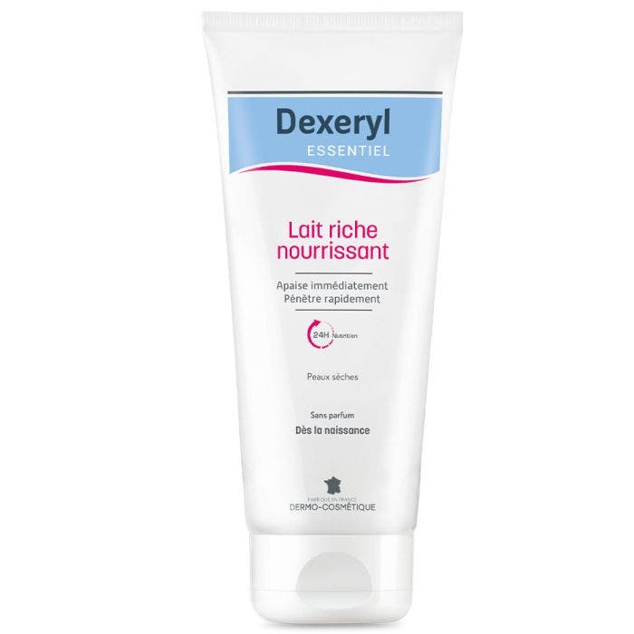 Lait Riche Nourrissant Essentiel Peaux Seches 200ml- Dexeryl - Easypara