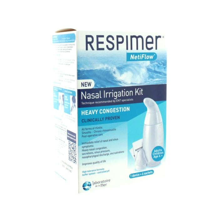 Respimer Netiflow Kit Dispositif + 6 Sachets - Respiractiv - Easypara