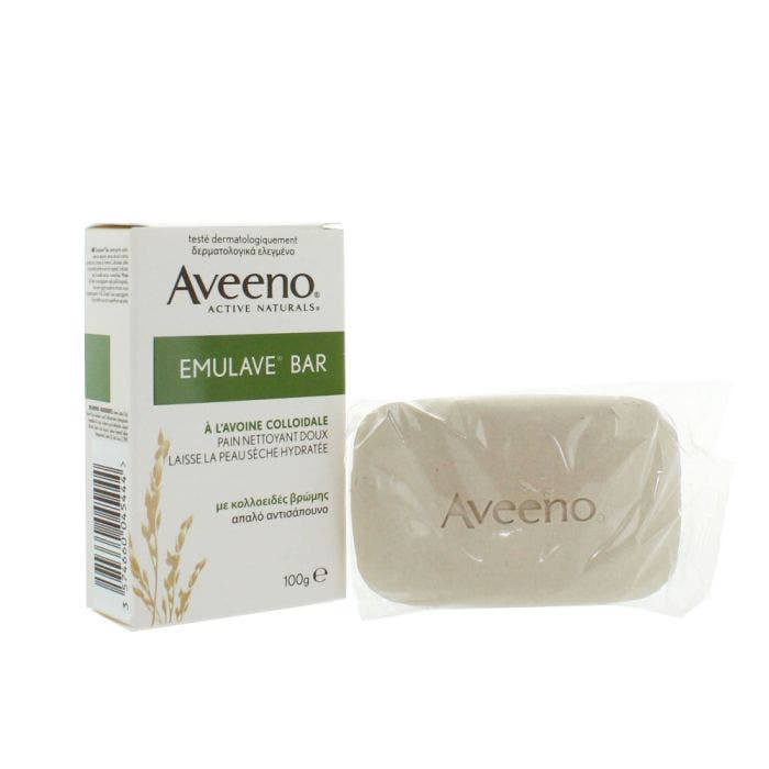 Emulave Bar Savon Peaux Sensibles 100g- Aveeno - Easypara