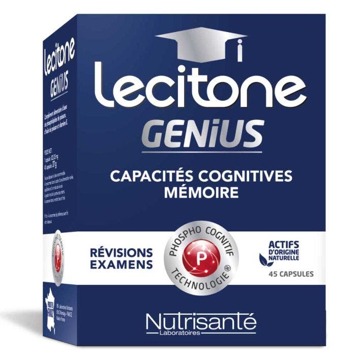 Lecitone Genius 45 Capsules - Lécitone - Easypara