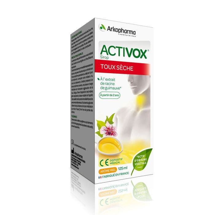 Sirop Toux Seches Activox Activox 125ml- Arkopharma - Easypara