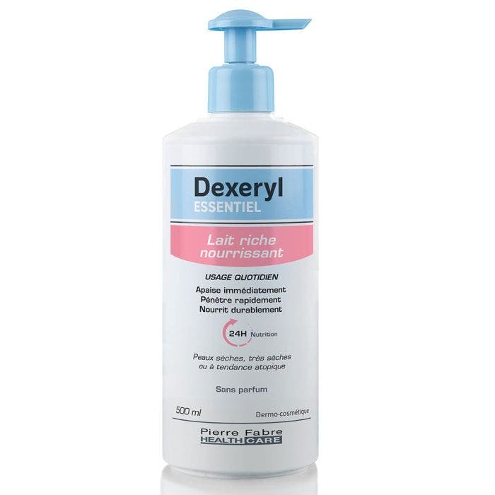 Lait Riche Nourrissant Essentiel 500ml- Dexeryl - Easypara