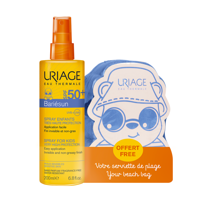 Spray Enfants Spf50+ + 1 Serviette De Plage Offerte 1ers Soins Bébé 200ml- Uriage - Easypara