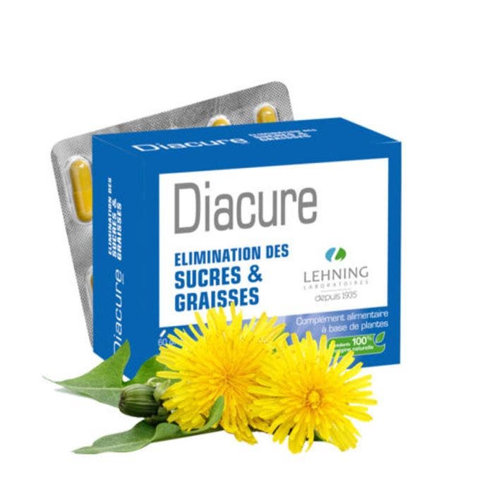 Diacure x60 Gélules- Lehning - Easypara