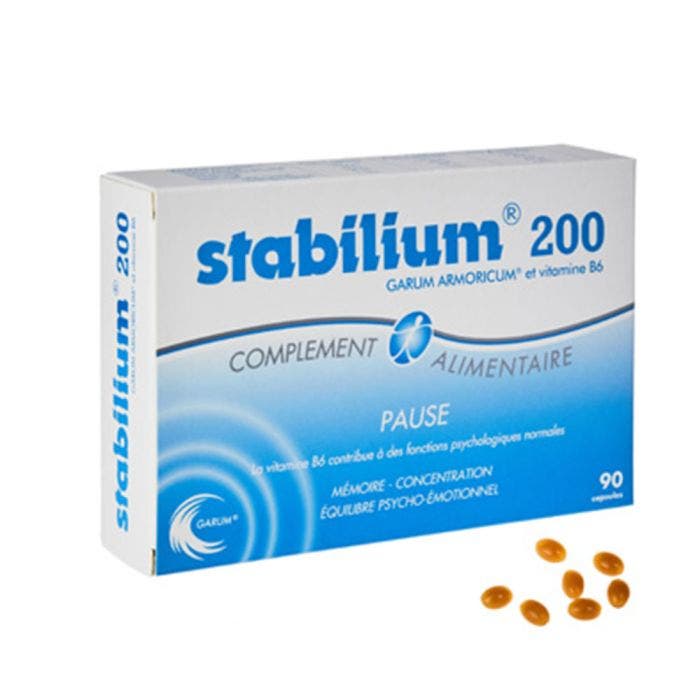 Stabilium 200 90 Capsules-Garum Armoricum et Vitamine B6 Yalacta - Easypara