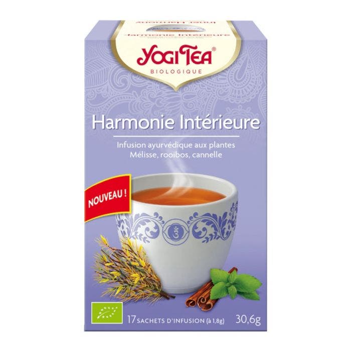 Infusion Biologique Harmonie Intérieure 17 sachets- Yogi Tea - Easypara