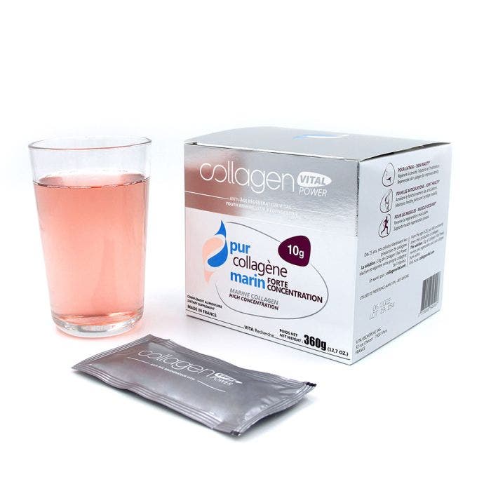 Vital Power Pur Collagene Marin Collagen 30 Sachets Vita Recherche ...