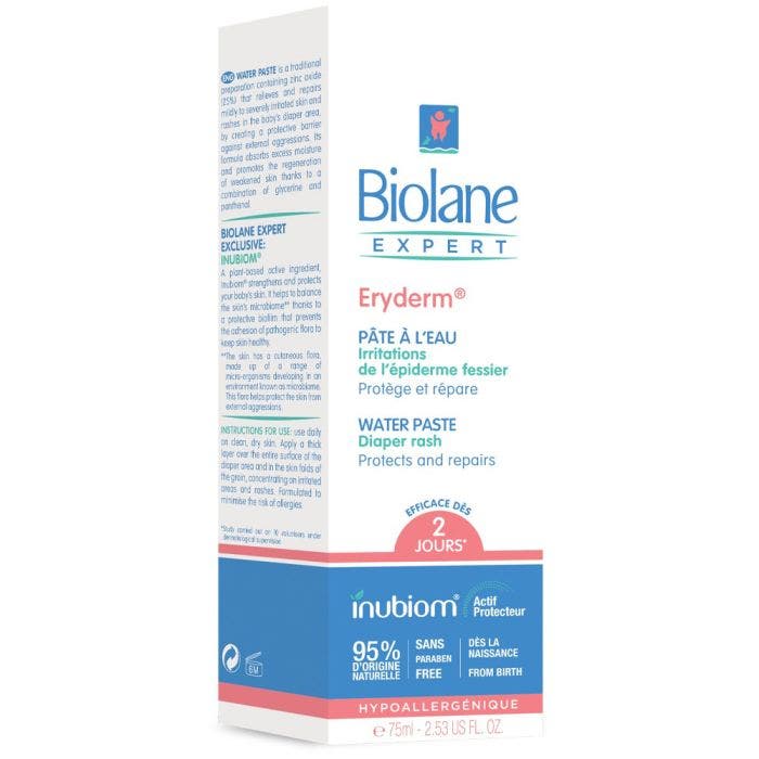 Eryderm Pate A L'eau Bebe 75ml- Biolane - Easypara