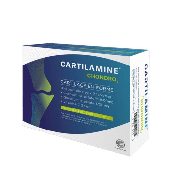 Cartilamine Chondro 60 Tablettes-Cartilage en forme Effi Science - Easypara