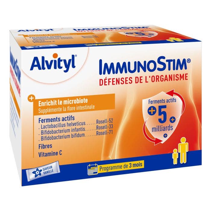 Immunostim 30 Sticks Defenses De L'organisme - Alvityl - Easypara