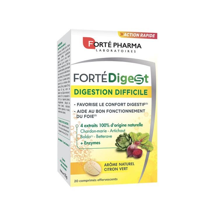 Digestion Difficile Forté Digest 20 comprimés effervescents- Forté ...