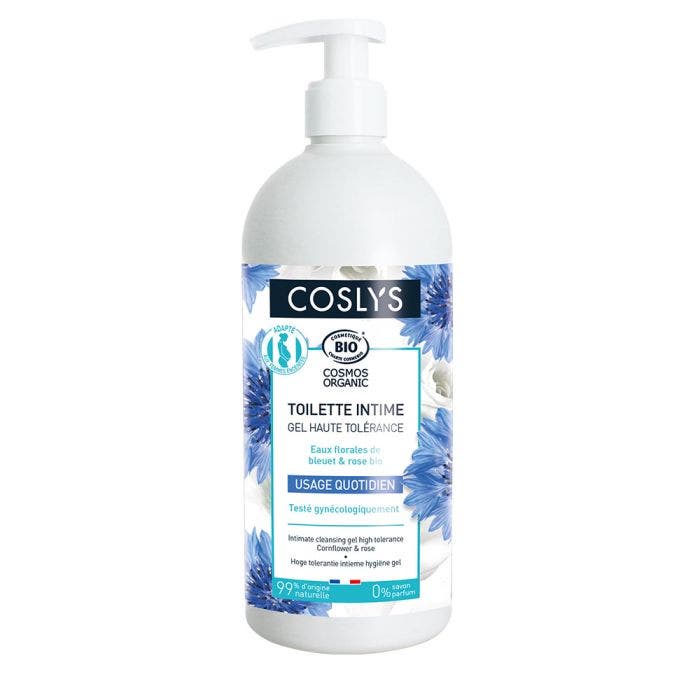 Toilette intime gel haute tolerance bio 450ml- Coslys - Easypara