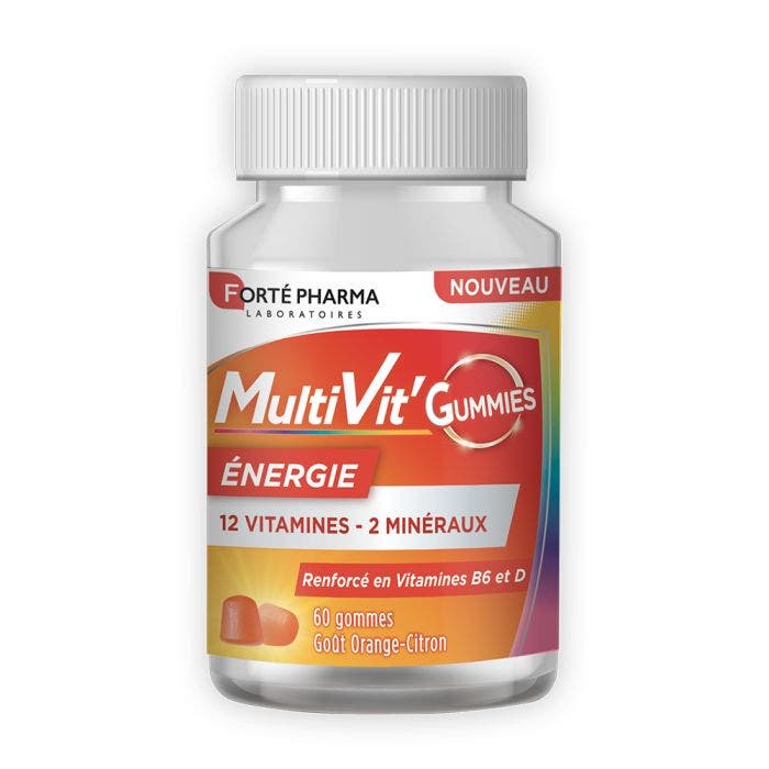 Gummies Multivitamines et Minéraux MultiVit'4G 60 gommes à mâcher ...
