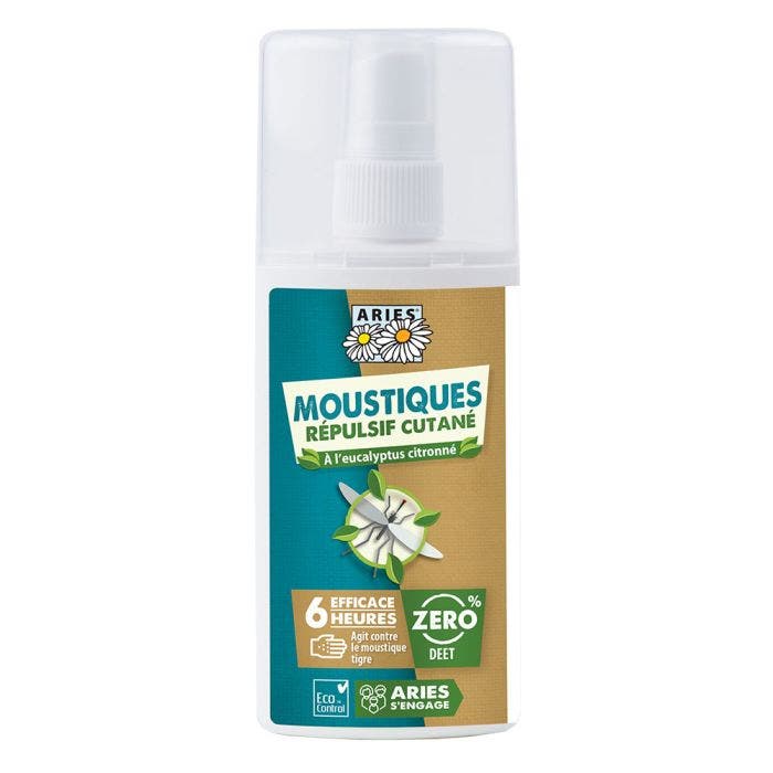 Anti-Moustiques spray répulsif cutané 100ml- Aries - Easypara