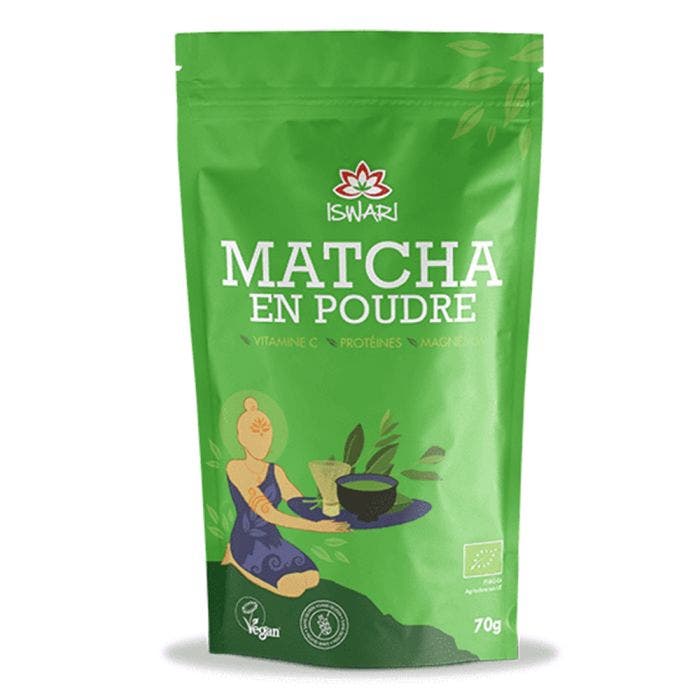 Matcha en Poudre Bio Petit Bouddha 70g- Iswari - Easypara